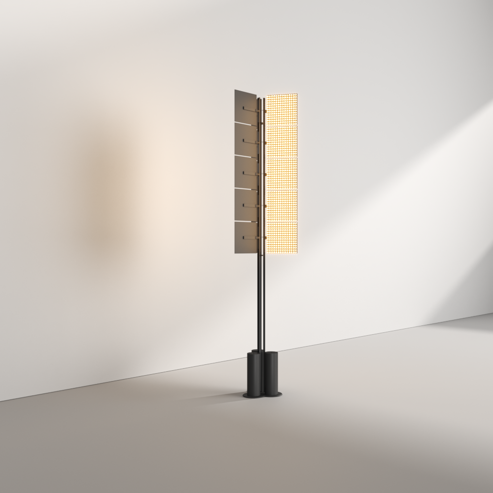 BEACON GRID – Designer-Stehleuchte mit 360° Lichtwirkung | PROLICHT