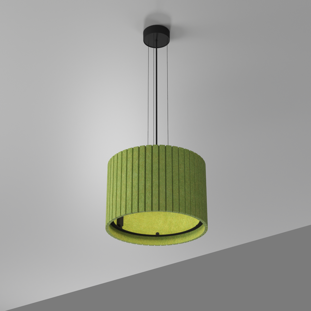 UMBRA ROUND PRO - Hanging lamp with acoustically effective lampshade ...