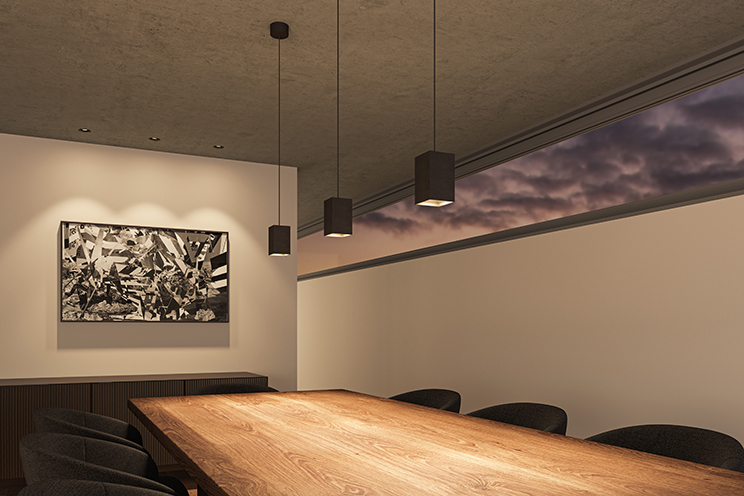 Invader » Light staging with colored accents | PROLICHT