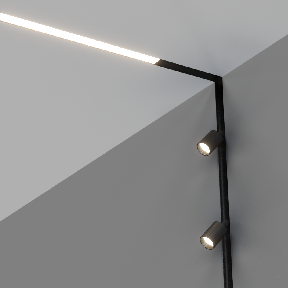 CLICKTRACK 25 - trimless ceiling track system for luminaires | PROLICHT