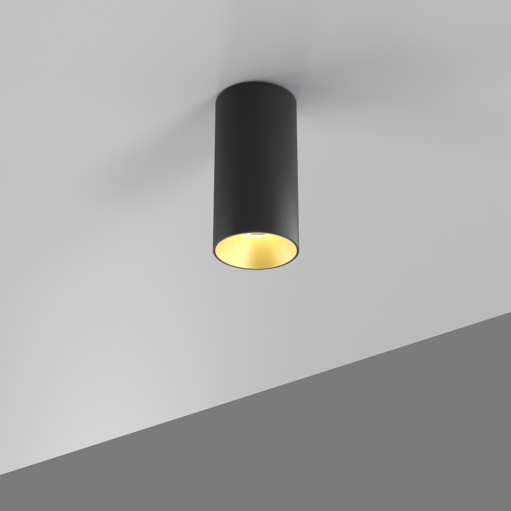 INVADER ON - Surface-mounted LED ceiling spotlight with direct light ...