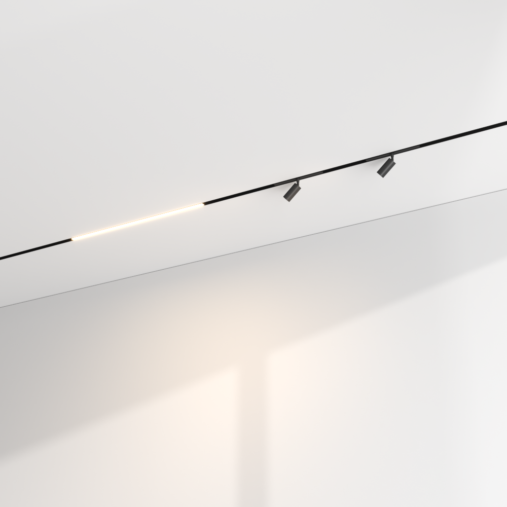 MINIMAL TRACK - trimless track lighting system with configuration ...