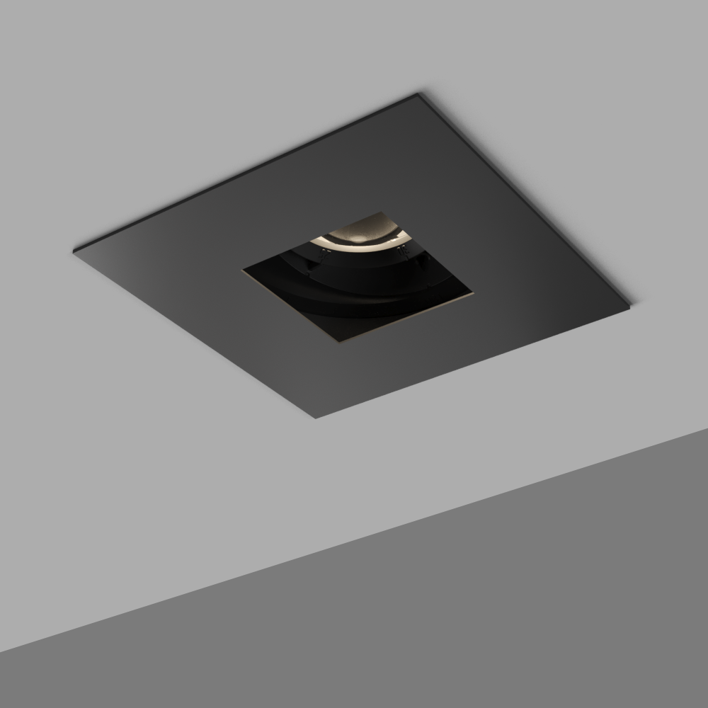 BIONIQ SQUARE PINHOLE - LED recessed spotlight with depth effect | PROLICHT