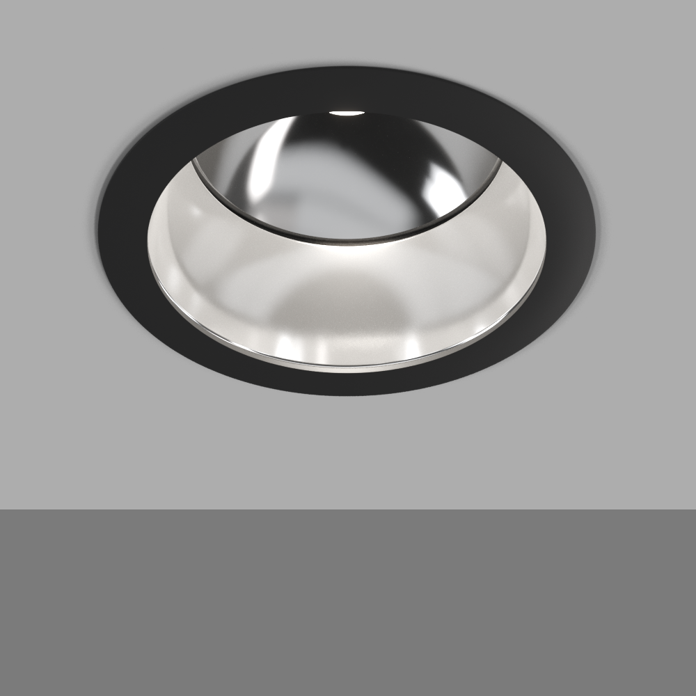 OIKO WIDE – Großer LED-Einbaustrahler mit weitem Lichtbild | PROLICHT