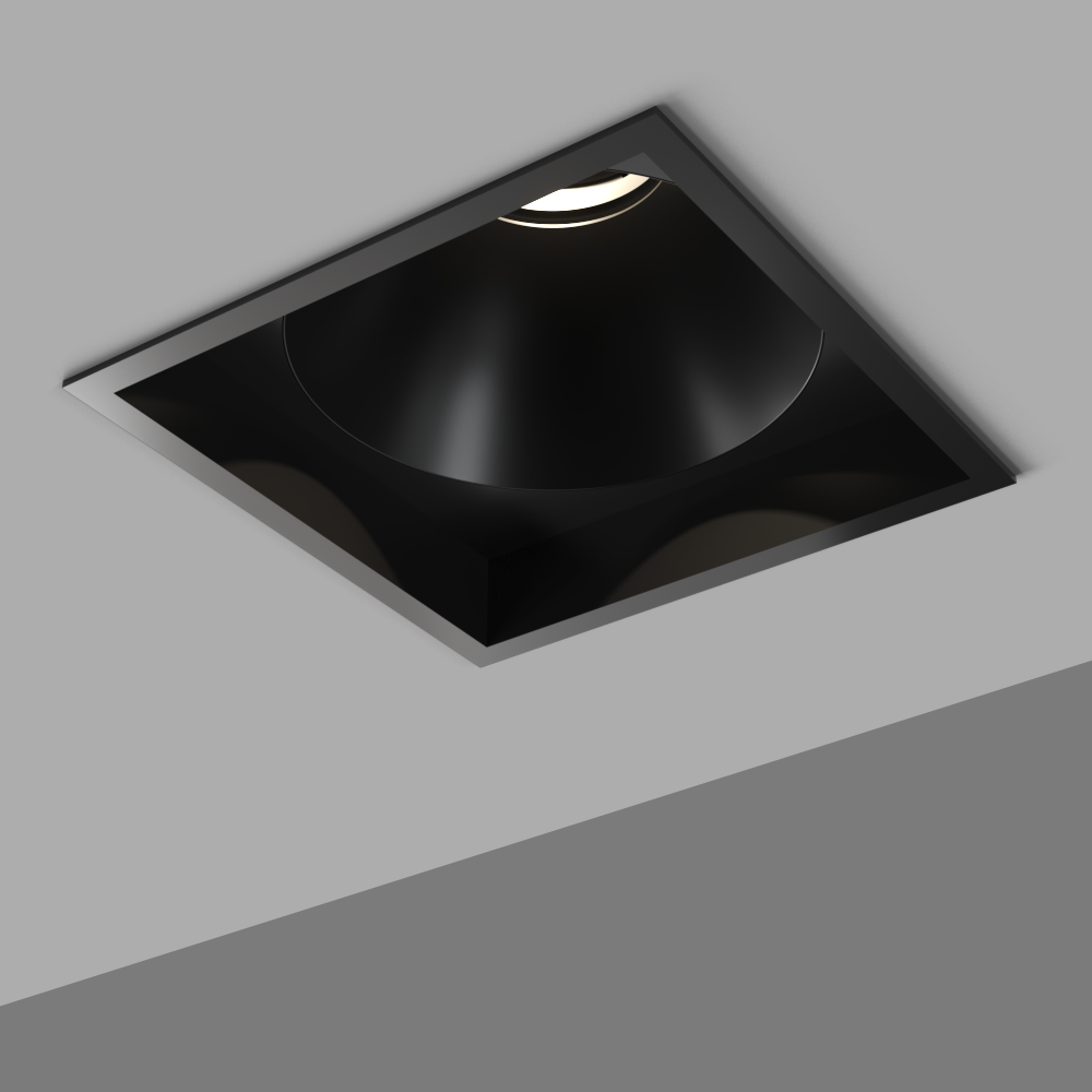 BIONIQ SQUARE DEEP - Square recessed spotlight | PROLICHT