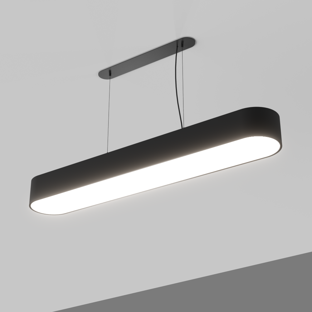 SMOOTHLINE - Oval LED pendant luminaire for direct light | PROLICHT